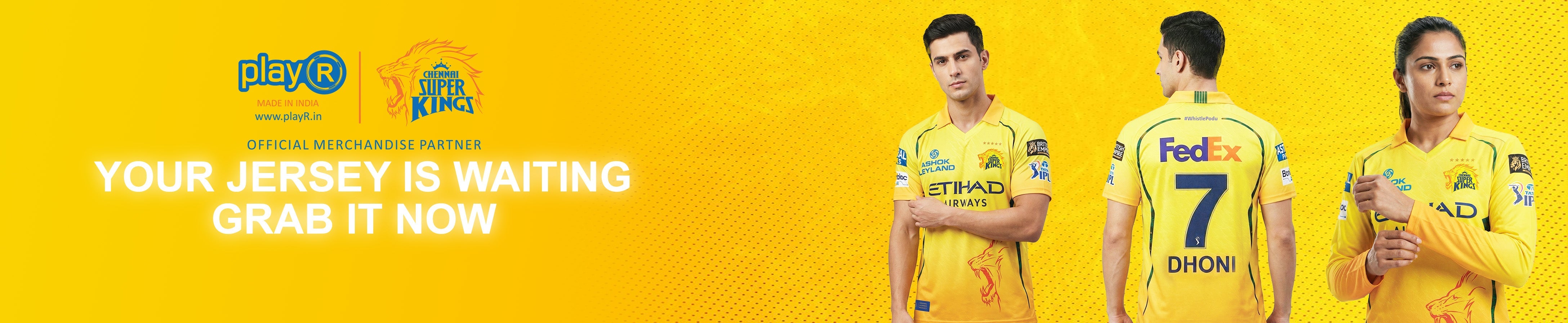 Buy CSK Official Jersey, Caps, Sippers, Kitbags & More | playR ...
