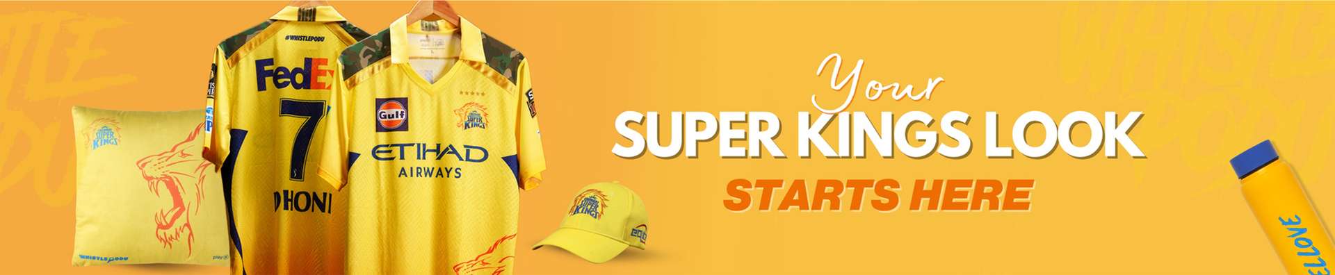 Buy CSK Official Jersey, Caps, Sippers, Kitbags & More | playR ...