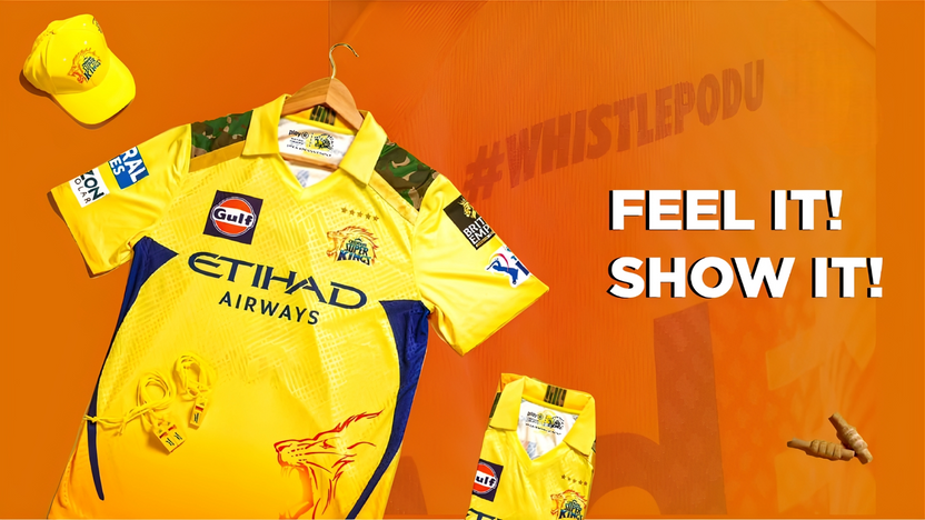 Buy CSK Official Jersey, Caps, Sippers, Kitbags & More | playR ...